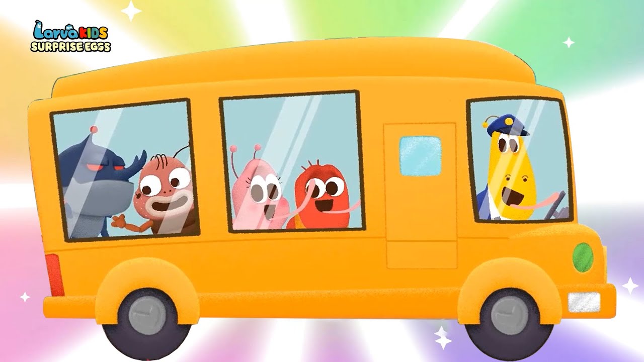 Wheels On The Bus Dance Party - Fun Cars Cartoons For Kids - Nursery ...