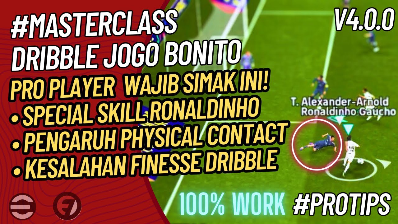 [ MASTERCLASS ] TUTORIAL DRIBBLE EFOOTBALL MOBILE 2025 ‼️ RONALDINHO EDITION - 7evils - - YouTube
