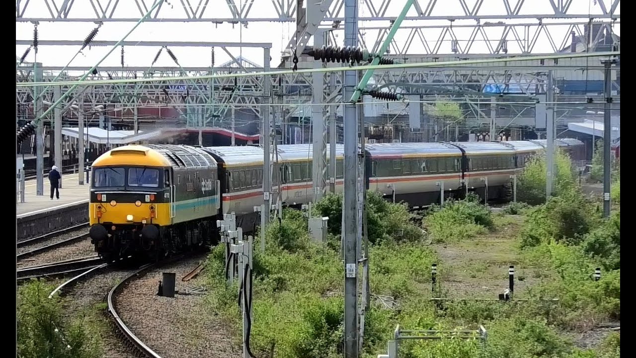 47712, Lady Diana, The EMERALD ISLE Express!! Crewe, 3rd May 2023 - YouTube
