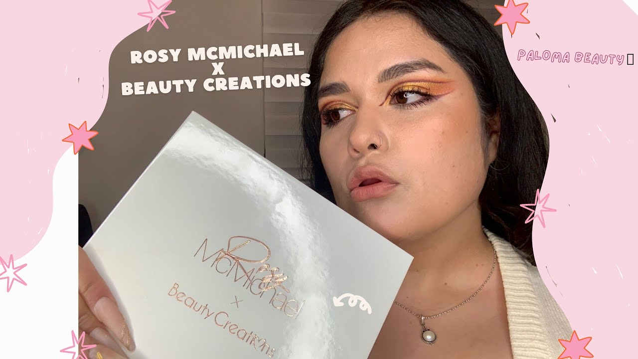 Rosy McMichael x Beauty Creations | Reseña paleta y tutorial ojos ...