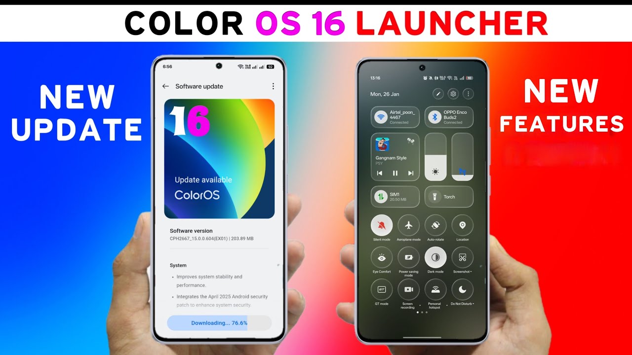 Install Oppo ColorOS 16 System Launcher | for Oppo Reno 11f,F27/F25 Pro ...