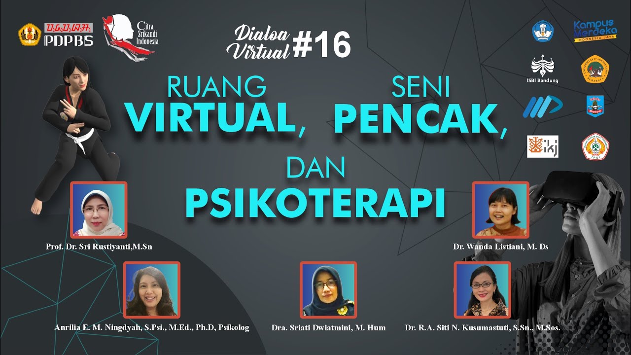 Ruang Virtual, Seni Pencak, dan Psikoterapi - Dialog Virtual #16 ...