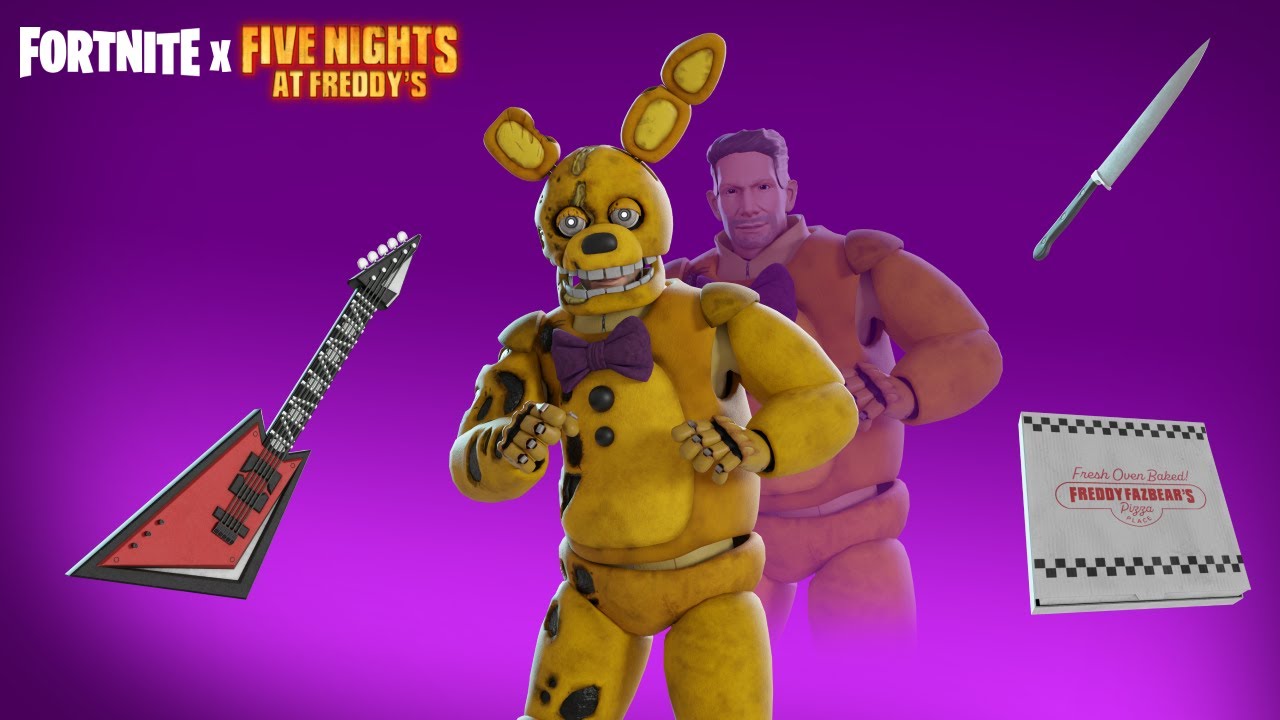 Five Nights at Freddy's X Fortnite Collab Concepts - YouTube