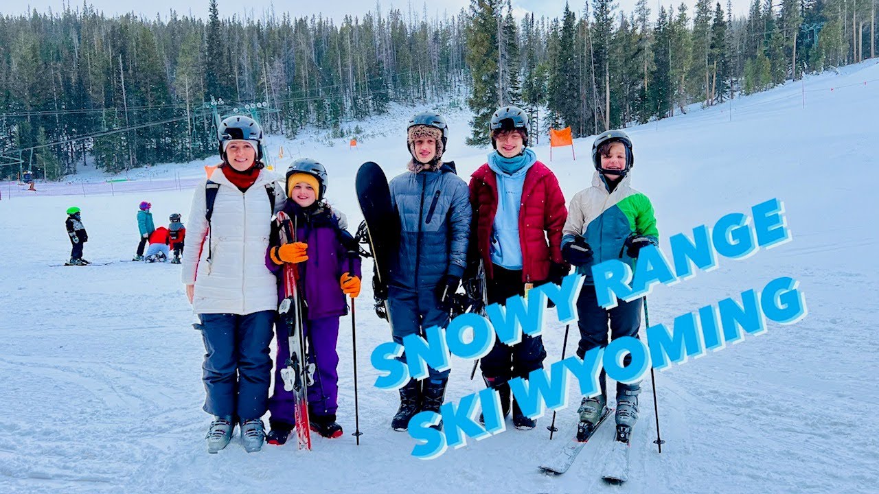 Snowy Range Ski WYOMING with kids - YouTube