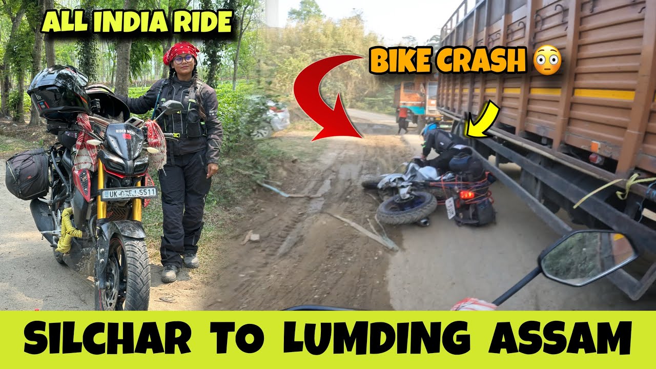 Lumding पहुंचते पहुंचते हो गई हालत खराब 😓 | Silchar to Lumding | Rider ...
