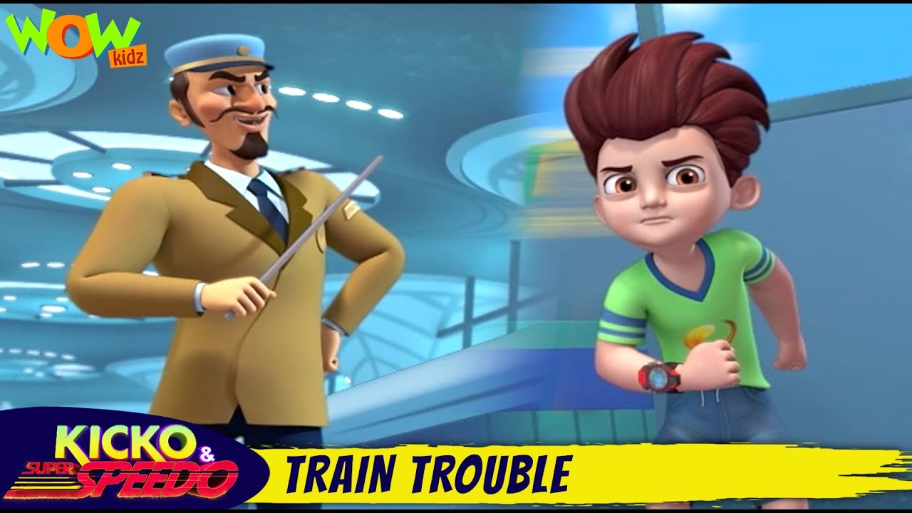 ट्रैन ट्रबल | S03 | Ep03 | Kicko & Super Speedo | Popular TV Cartoon ...