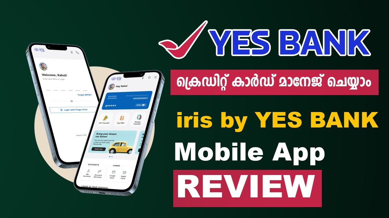iris by YES BANK - Mobile App | Yes Bank Credit Card Manage - YouTube