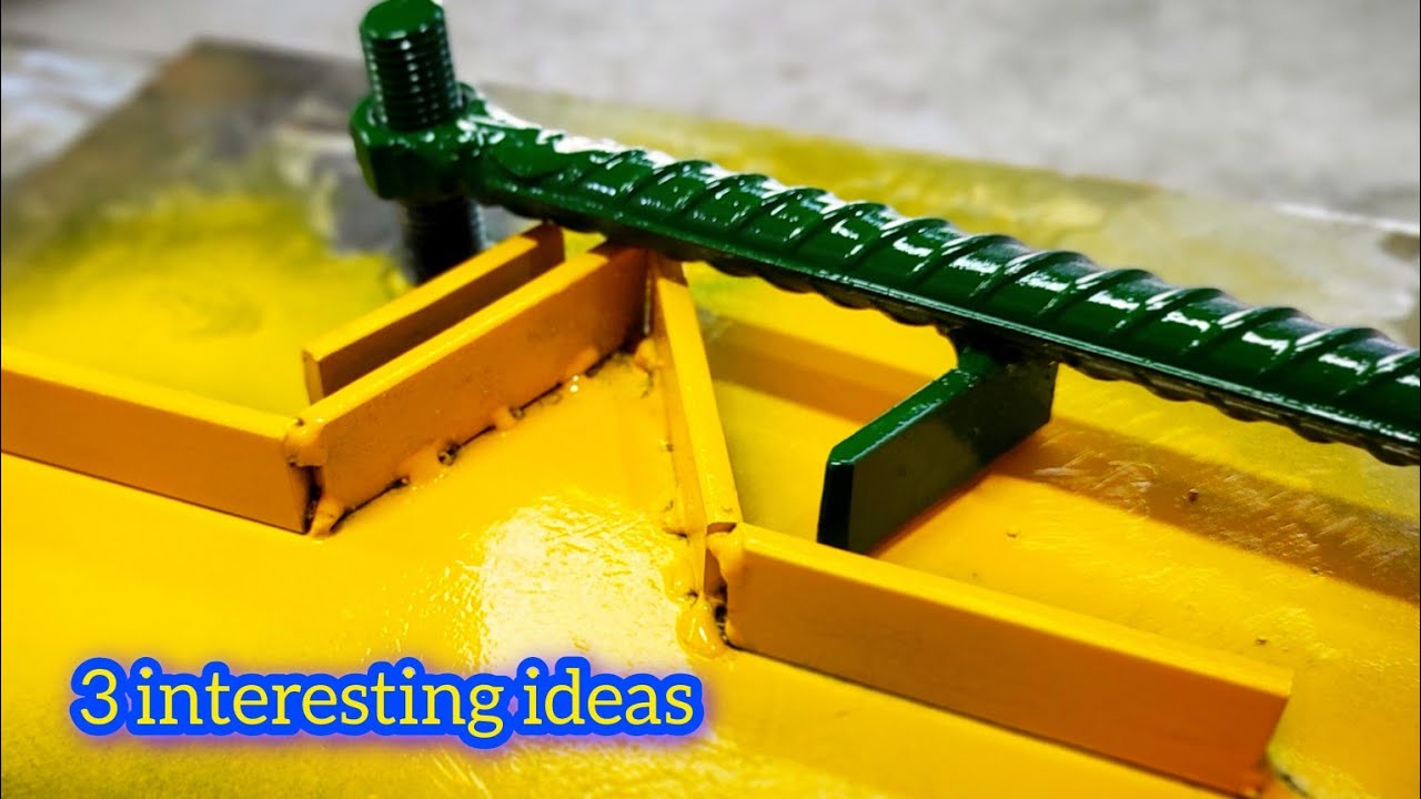 Useful ideas for Metal Bar Bending || Bending Tricks for Flat Bar ...