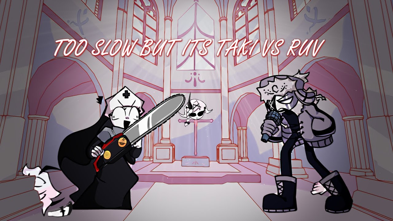 [FNF] Too Slow but its Taki vs Ruv - YouTube