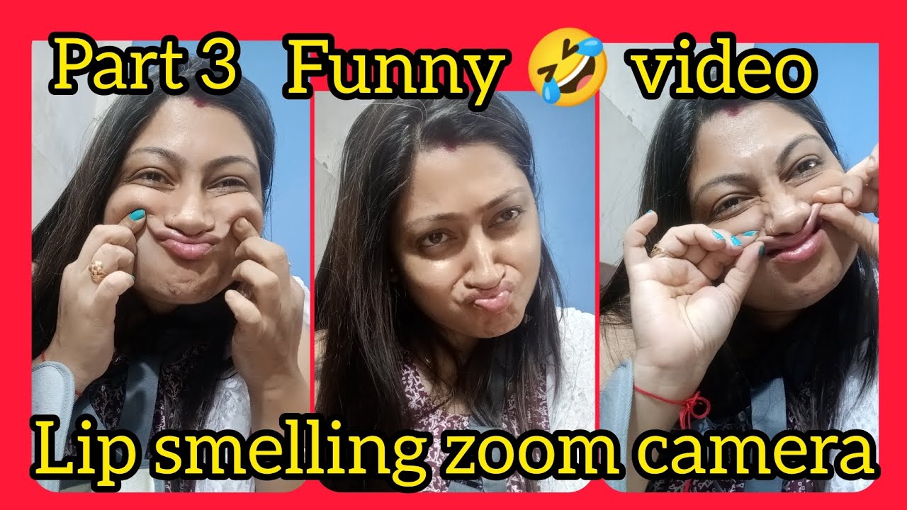 part3//lip smelling zoom camera//lip smelling challenge 💄 👄// Funny 😂 ...