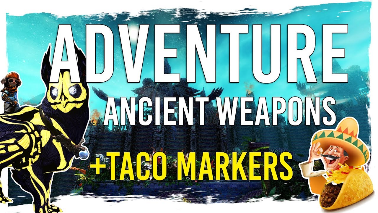 Guild Wars 2 Path of Fire - Adventure - Ancient Weapons - Gold Chest ...