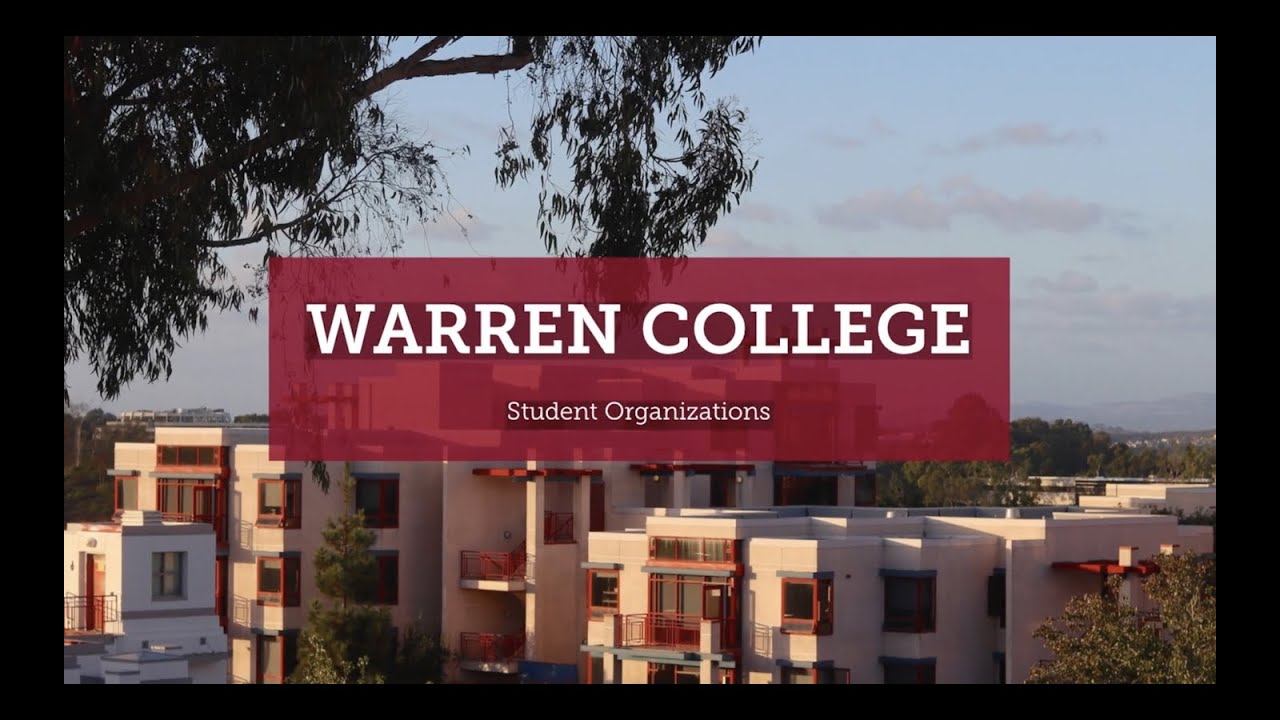 Warren College Student Organizations Pt 2 - YouTube