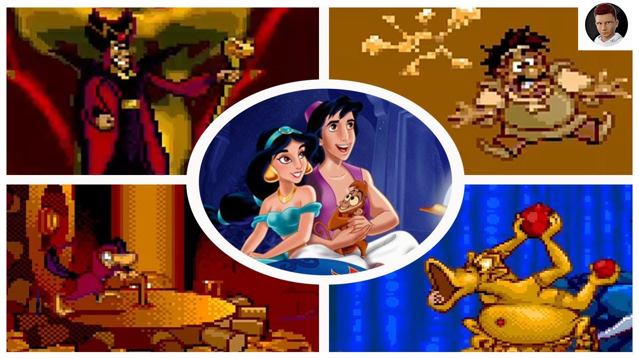 Disney's Aladdin SEGA Genesis (Disney Classic Games) All Bosses ...