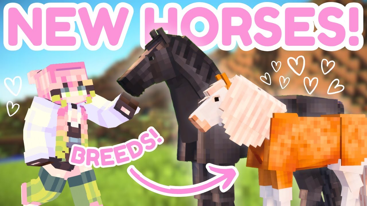 New Horse Models & Breeds For SWEM! || Minecraft Resource Pack Showcase ...