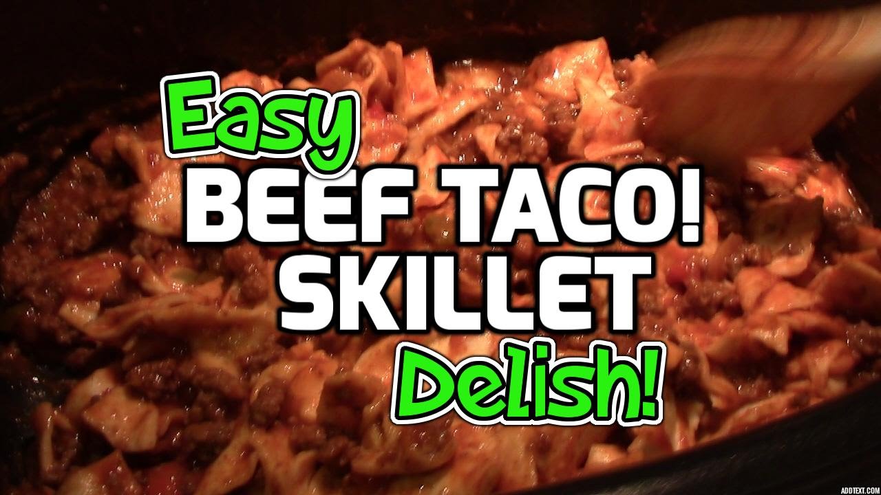 Easy Beef Taco Skillet - Ninja Cooking System Recipe - YouTube