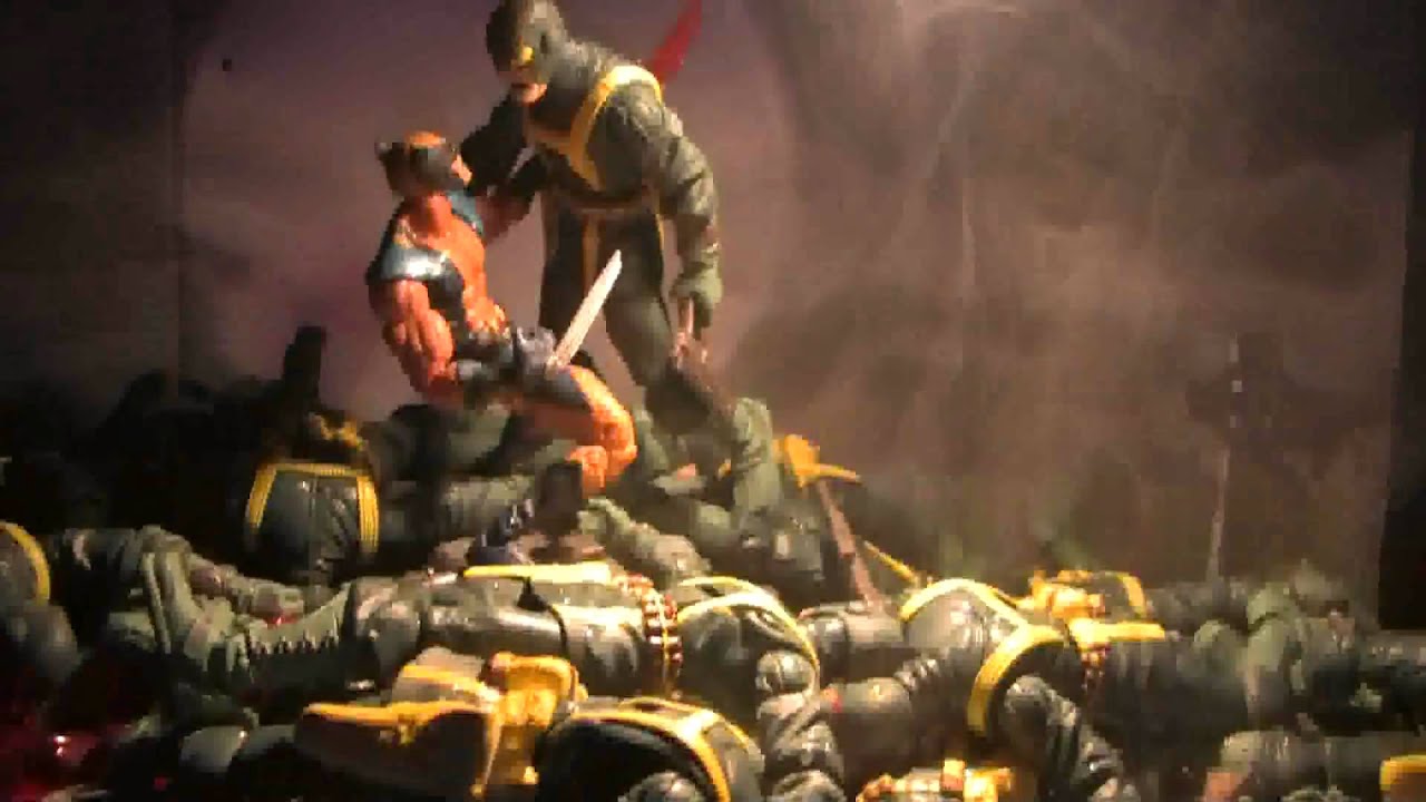 Marvel Legends Display Wolverine Vs Hydra - YouTube
