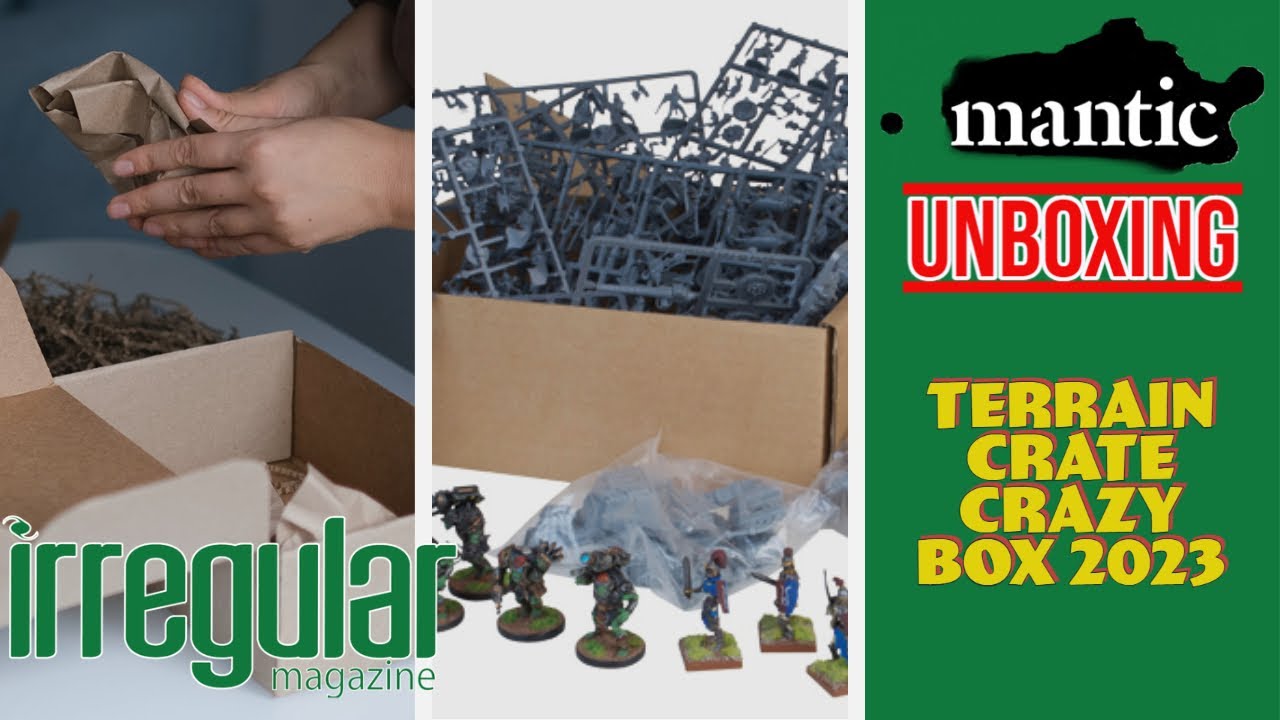 Mantic Games Terrain Crate Crazy Box 2023 Unboxing - YouTube