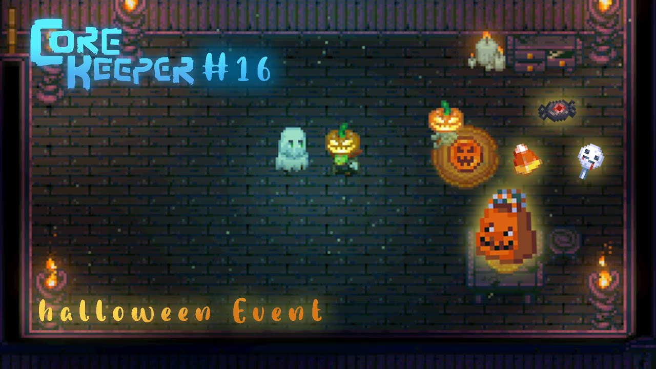 [TH] Core Keeper #16 : halloween Event ตีมอนเก็บฟักทองกันครัช - YouTube
