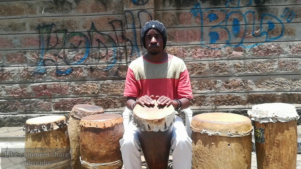 Kenyan Drum traditional Beginner beat ( part 1 of part 5 ) - YouTube
