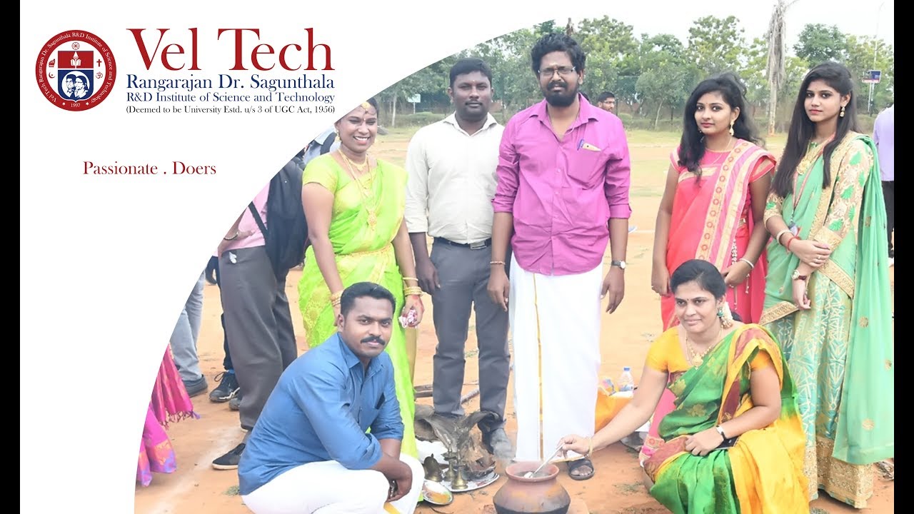 Pongal Celebration at Vel Tech - YouTube