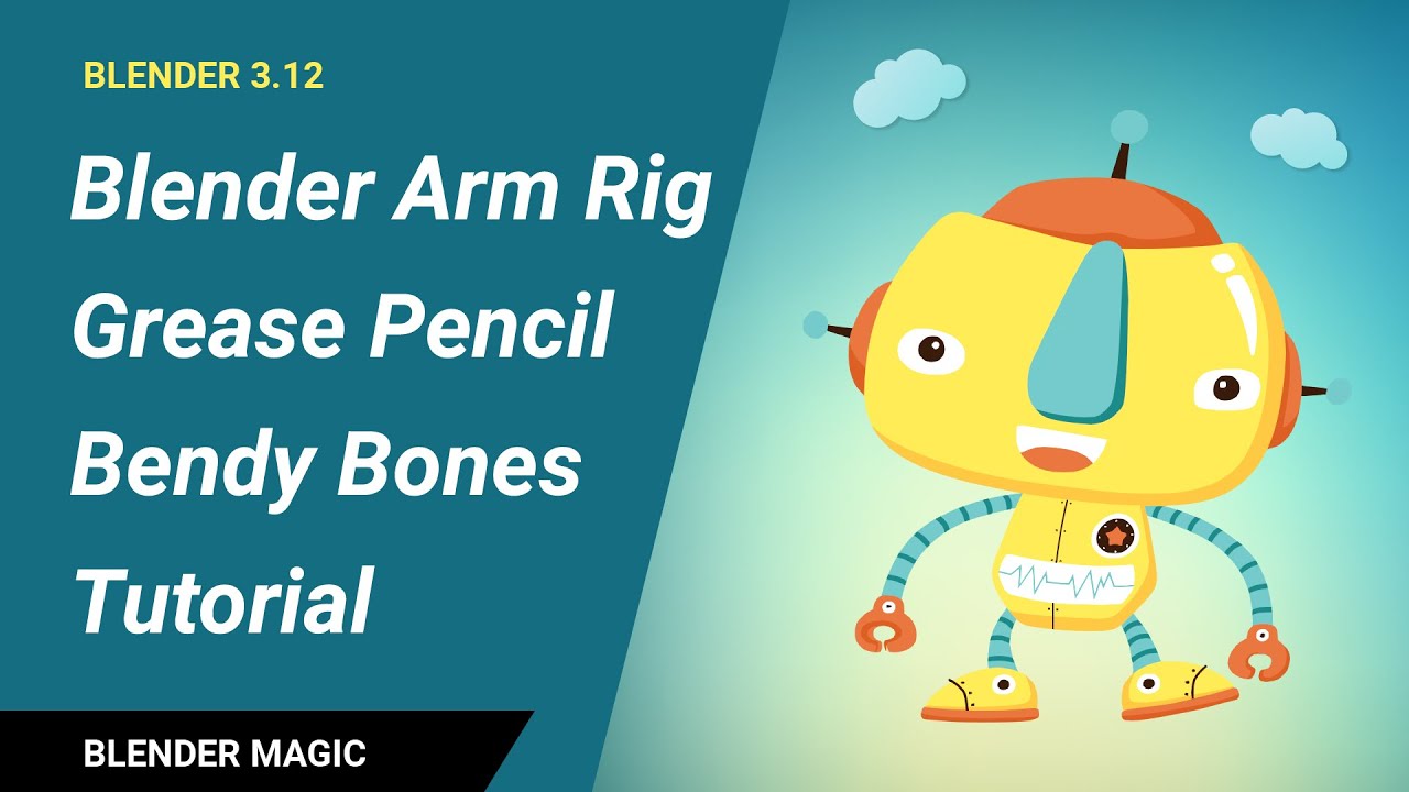 Blender Arm Rig Grease Pencil Bendy Bones Tutorial - YouTube