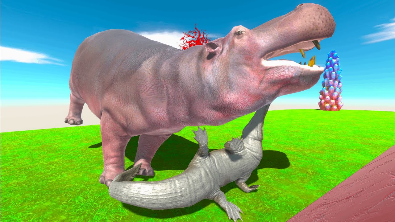 BABY MACHIMOSAURUS REX VS ANIMALS - Animal Revolt Battle Simulator ...