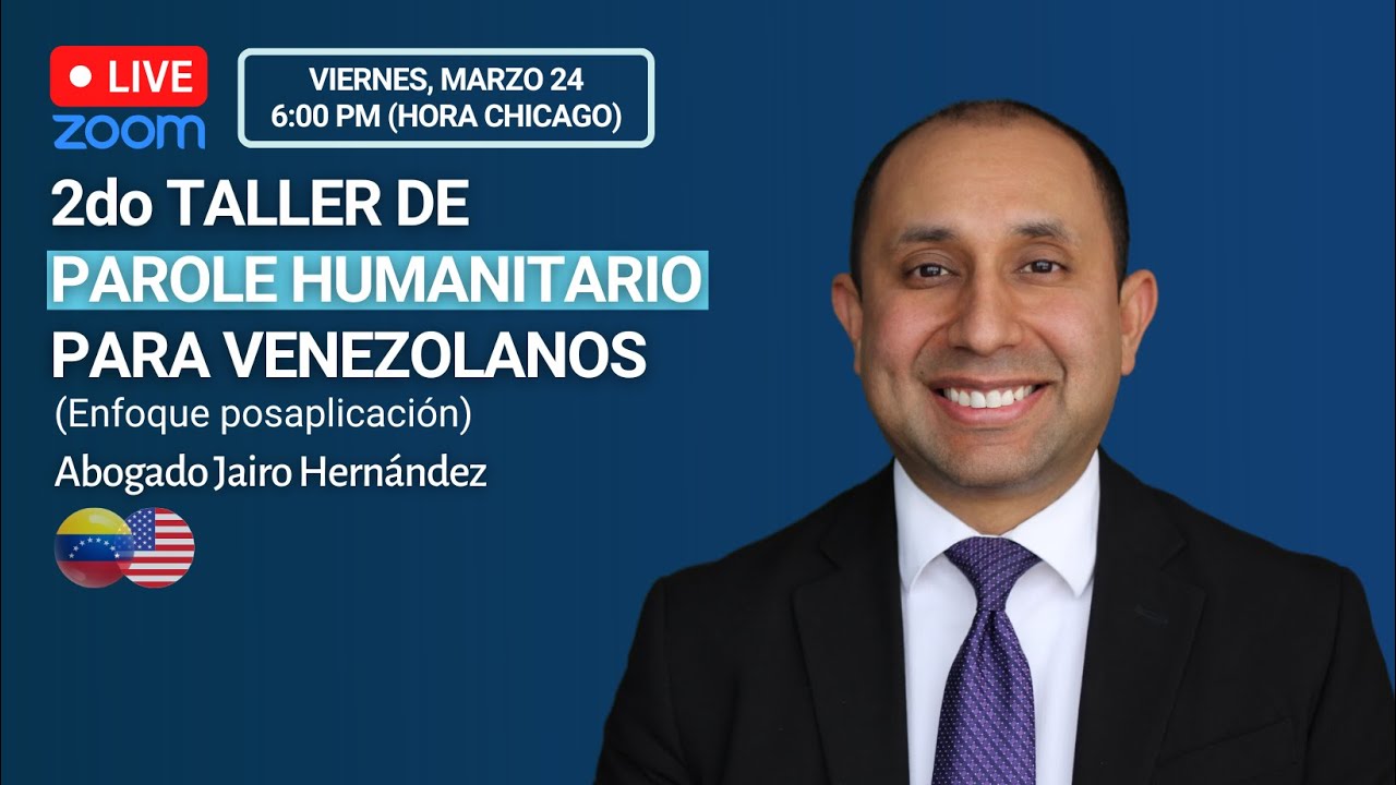 2do Taller Parole Humanitario con Jairo Hernández - YouTube