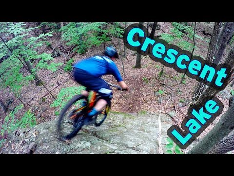 Mountain Biking Crescent Lake | Southington, CT - YouTube