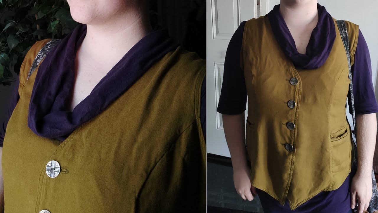 Sewing a Vest from Scratch and making many beginner mistakes - YouTube