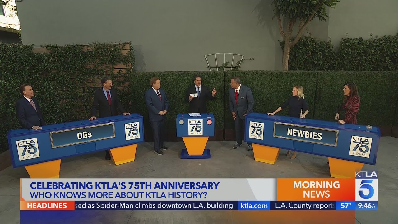 KTLA Trivia Showdown: Who knows more about KTLA history? - YouTube