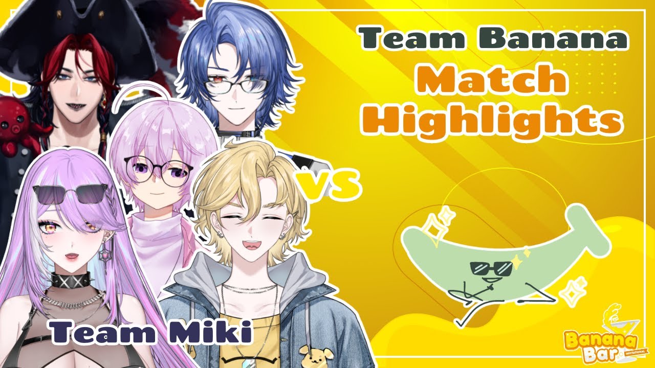 TEAM MIKI VS TEAM BANANA HIGHLIGHTS || BANANA BAR INVITATIONAL DAY 1 ...