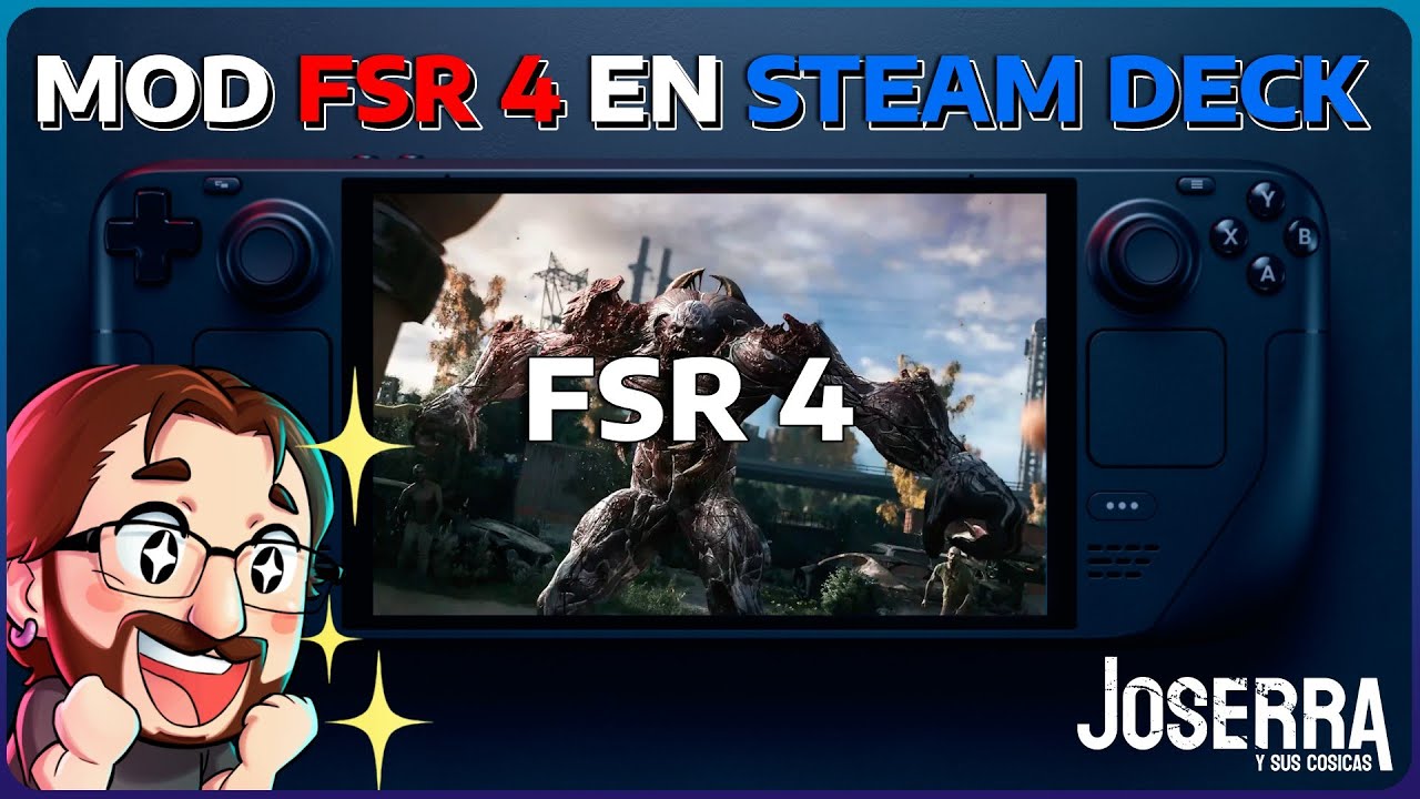 Pon FSR 4 en Steam Deck - YouTube