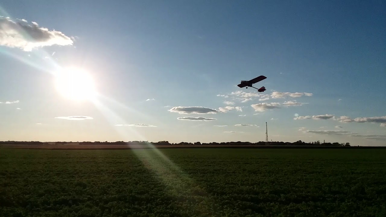 Picking beans with rans s-14 airaile - YouTube