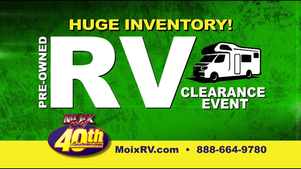 Moix RV "Previously Owned Sale 2016" MoixRV.com - YouTube