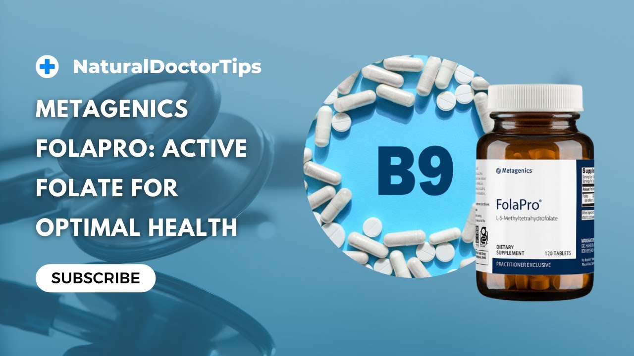 Metagenics FolaPro: Benefits of Active Folate for Optimal Health - YouTube