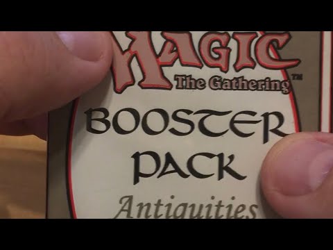 ANTIQUITIES booster from 1994 opening!! $1000+ rare vintage MTG pack ...