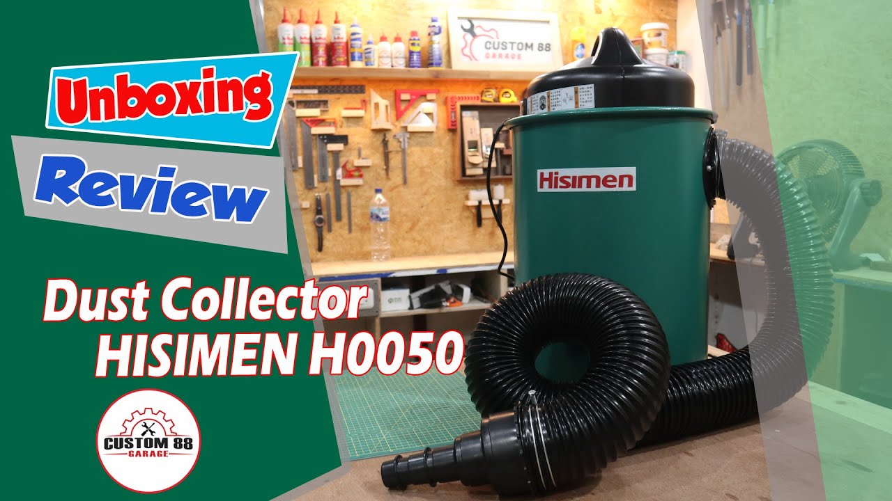 Unboxing dan Review serta Test Dust Collector HISIMEN H0050 untuk ...