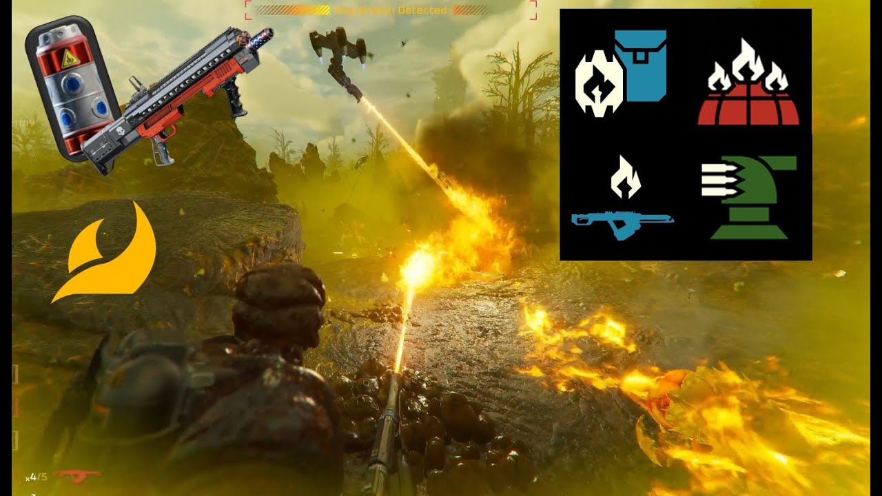 Burning the Terminids - Fire Build - Full Gameplay 10 Super Helldive - Helldivers 2 - YouTube