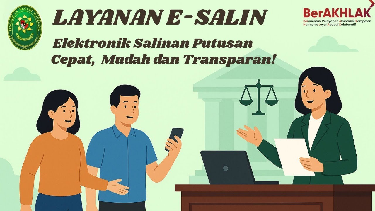 Prosedur Permohonan Salinan Putusan (E-SALIN) pada Pengadilan Negeri ...