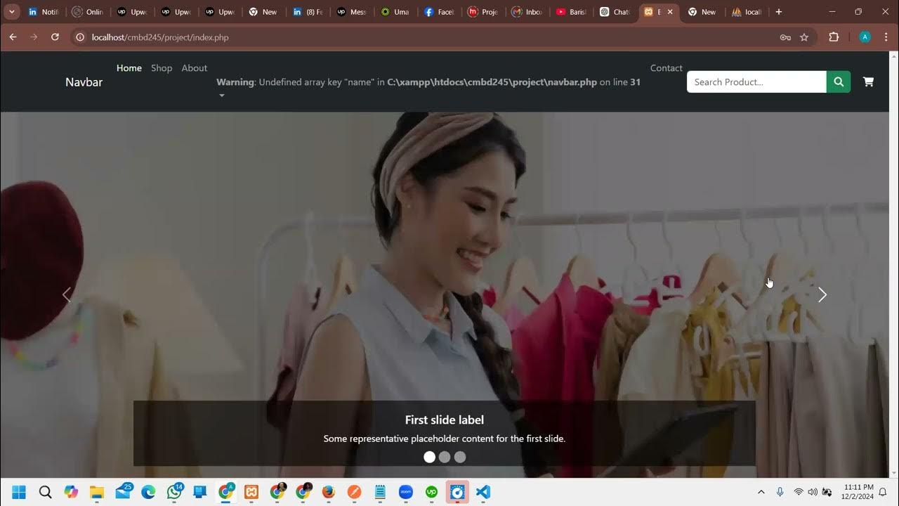 PHP ecommerce project - part-3 (Signin & update profile) - YouTube