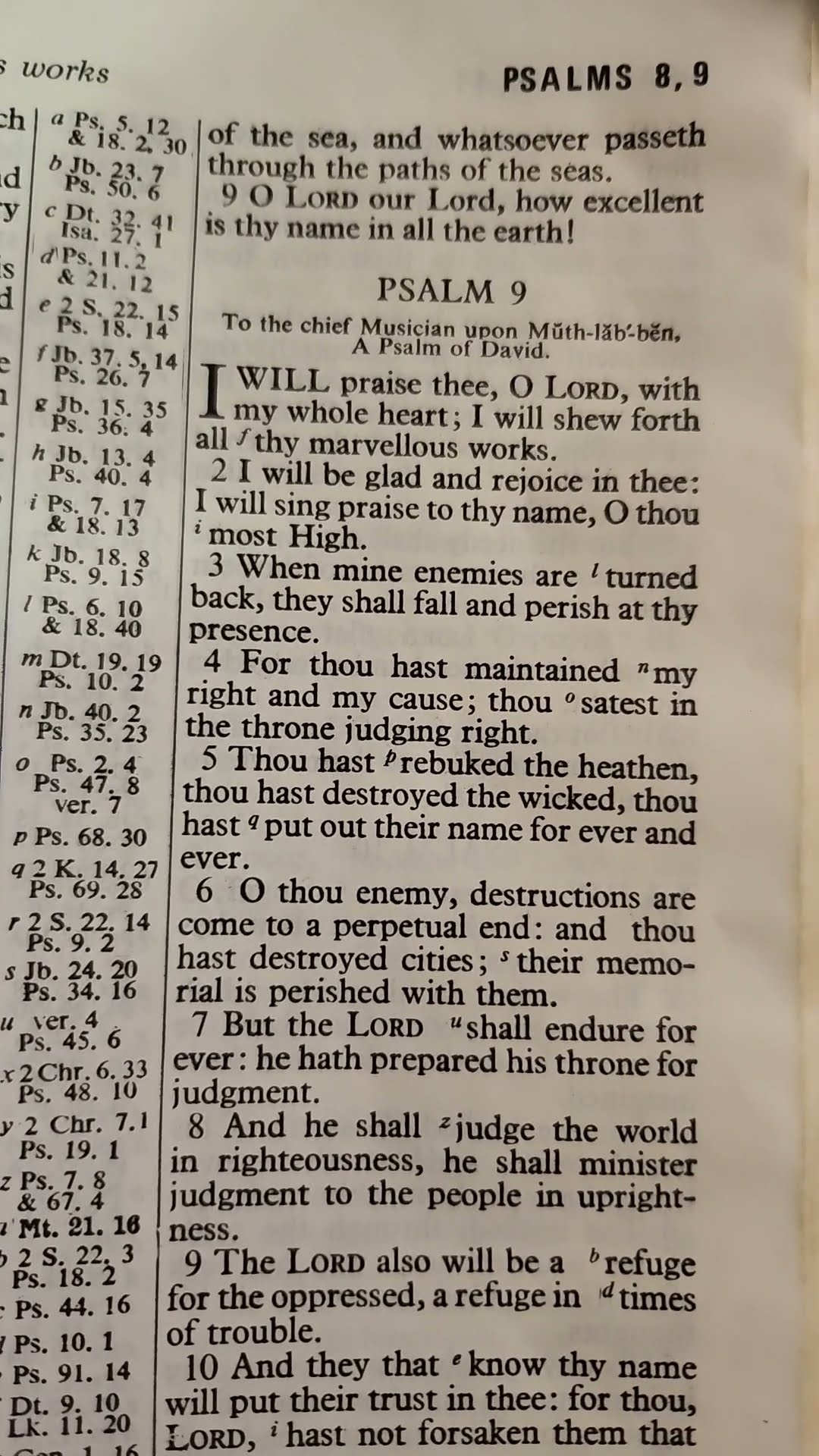 Psalm 9 ver 1-5 #biblereadings #lord #bible #god #scripture #hope # ...