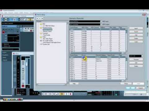 Linking Cubase Faders With Korg Nano Kontrol - YouTube