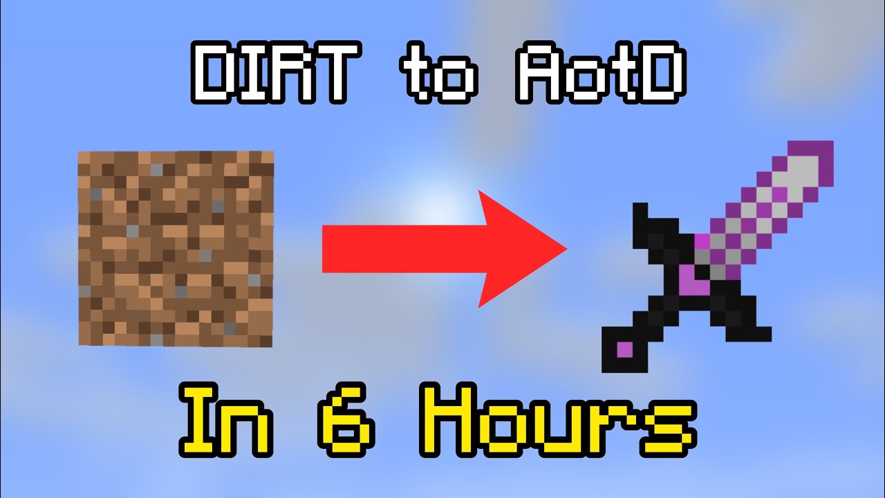Hypixel Skyblock- Trading From NOTHING To AotD In 6 Hours! - YouTube