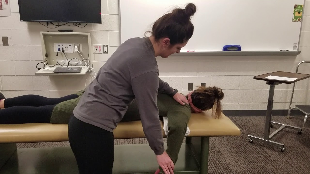Shoulder Medial/Internal Rotation MMT Cameron B - YouTube
