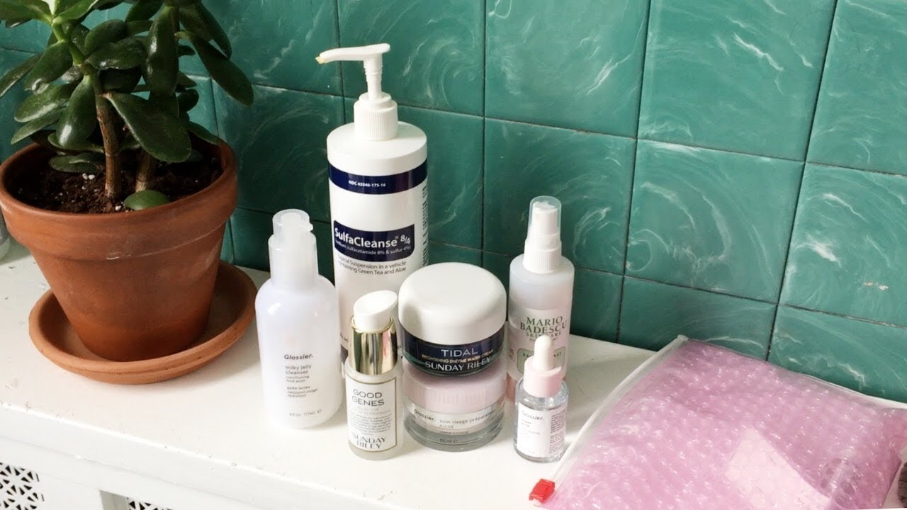 Evening Skincare Routine | Ft. Glossier, Sunday Riley, Mario Badescu ...