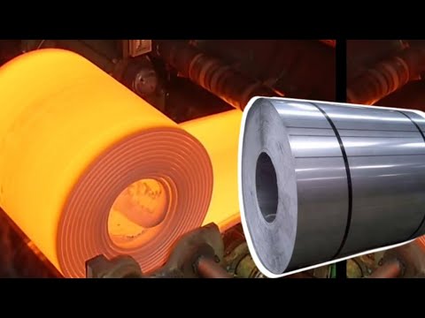 Proses Pembuatan Hot Rolled Coil - Baja Canai Panas - Plat Gulung - YouTube