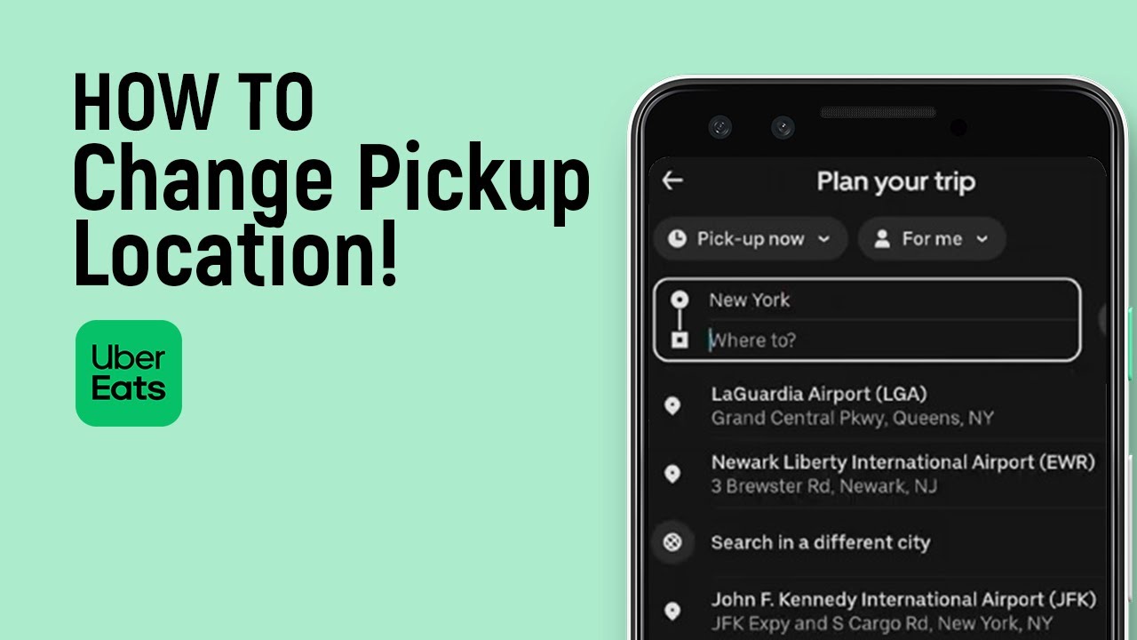 How to Change Pickup Location in Uber [easy] - YouTube