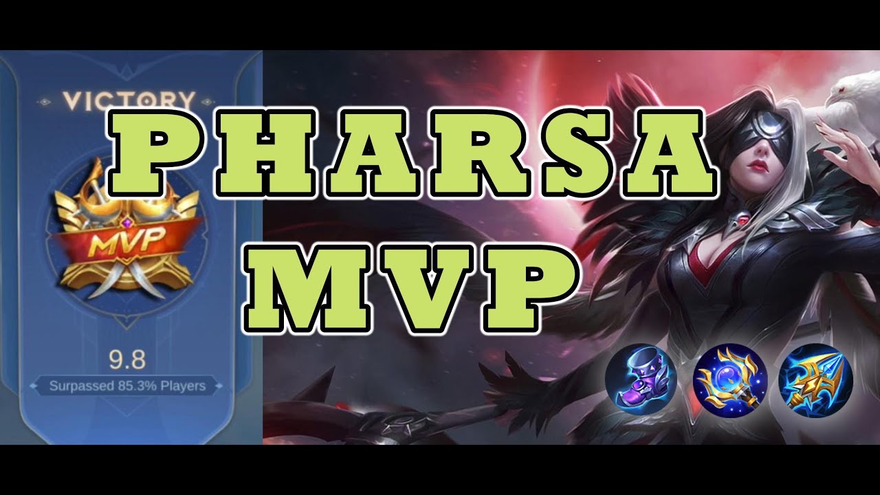 PHARSA MVP GAMEPLAY 2024 - TOP 1 PHARSA BUILD - YouTube