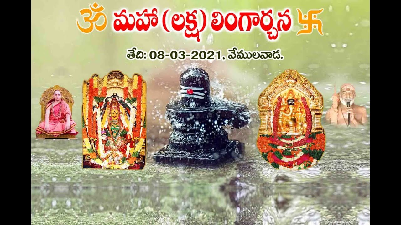 Maha Laksha Lingarchana 2021 | Prathapa Ramakrishna | VEMULAWADA | Mana ...