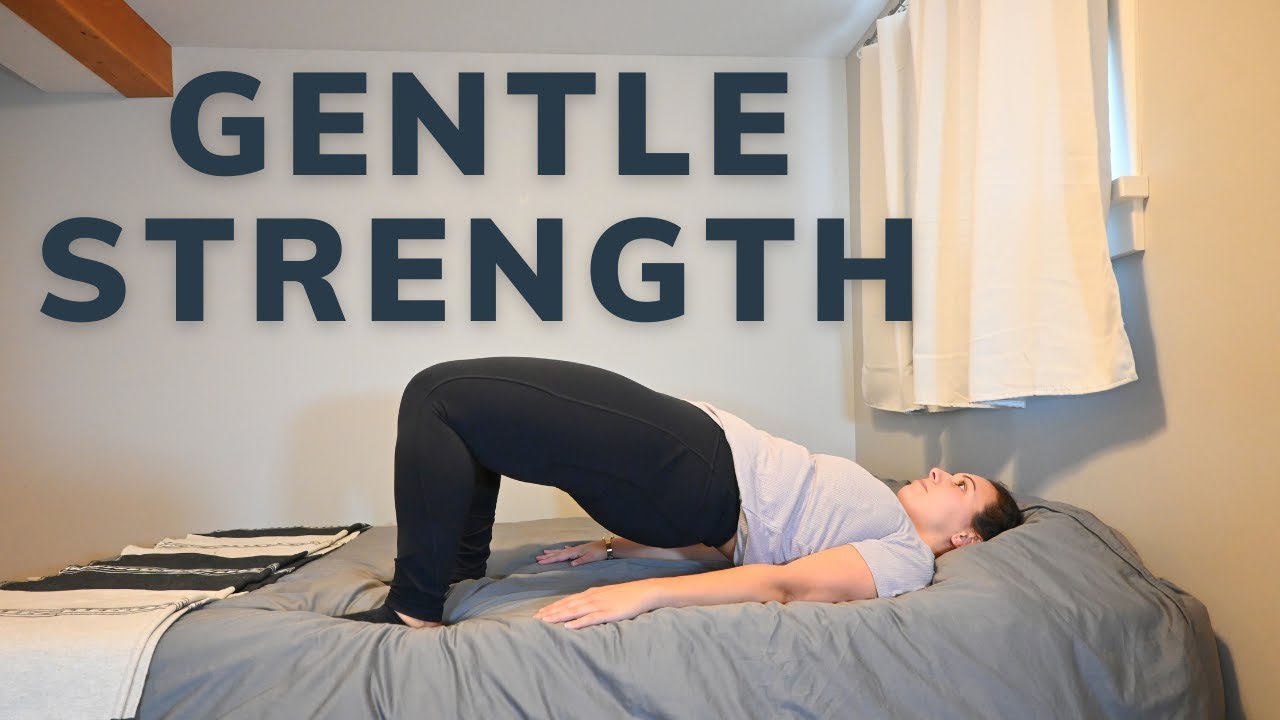 Gentle Lying Down Strength Exercises - Suitable For Chronic Pain - YouTube